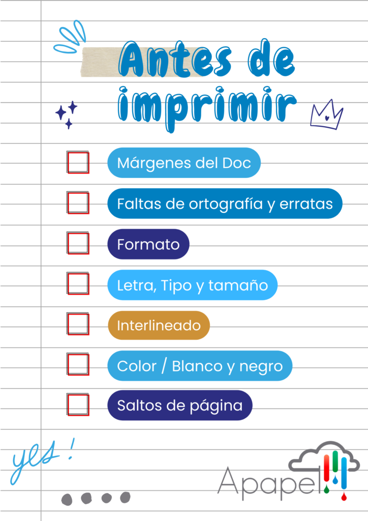 Cómo preparar tus documentos para imprimir - Apapel - Copistería Online